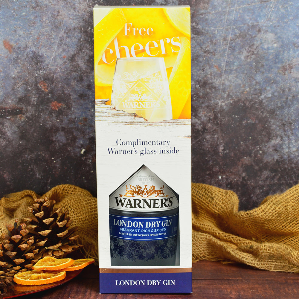 Warner's London Dry Gin 70cl with FREE Tumbler – Warner's Distillery Ltd